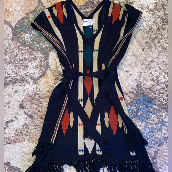 Kimlon | Sweaters | Rarevintage Excellent Condition Kimlon Pullover Poncho Wsash Belt Os | Poshmark